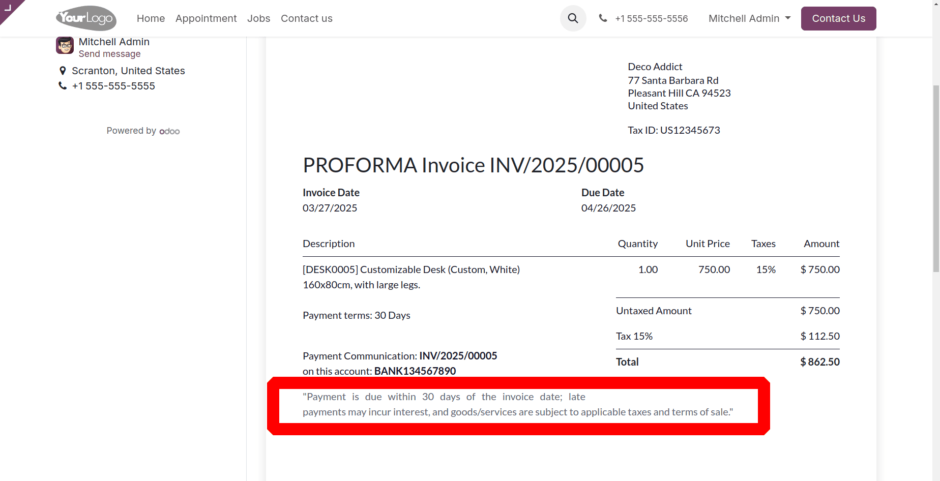 How to Manage Customer Invoices in a Business with Odoo 18 Accounting