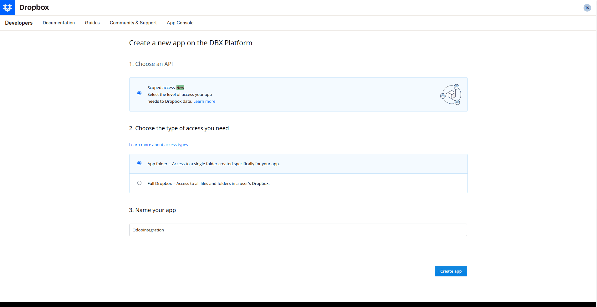 How to Setup Dropbox Integration in Odoo 16