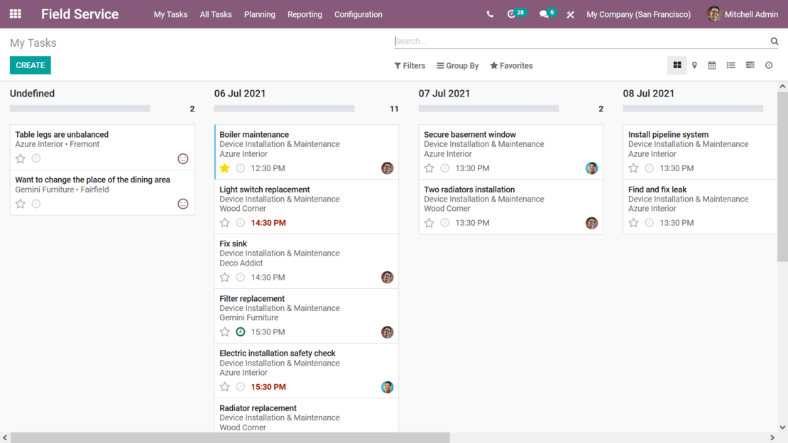 Odoo Service Management | ERP for Service Industry | Cybrosys