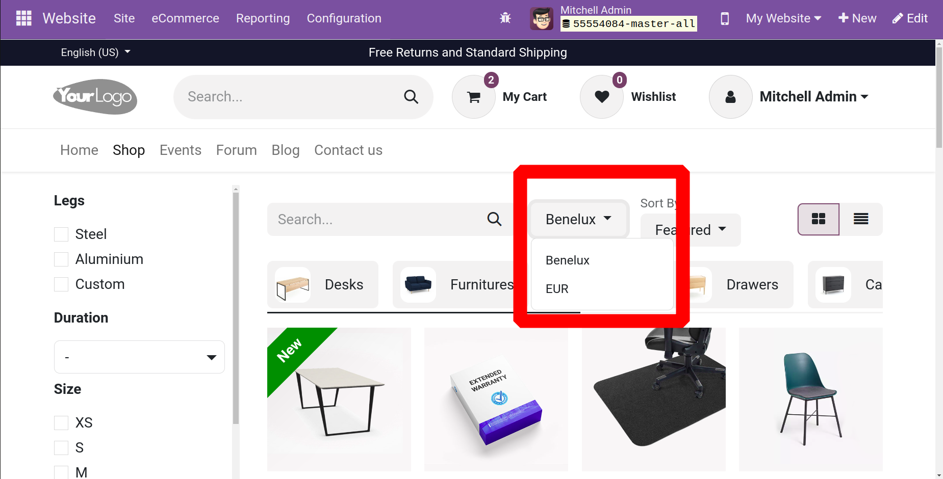 Ecommerce in Odoo 17 | Odoo 17 Community Book