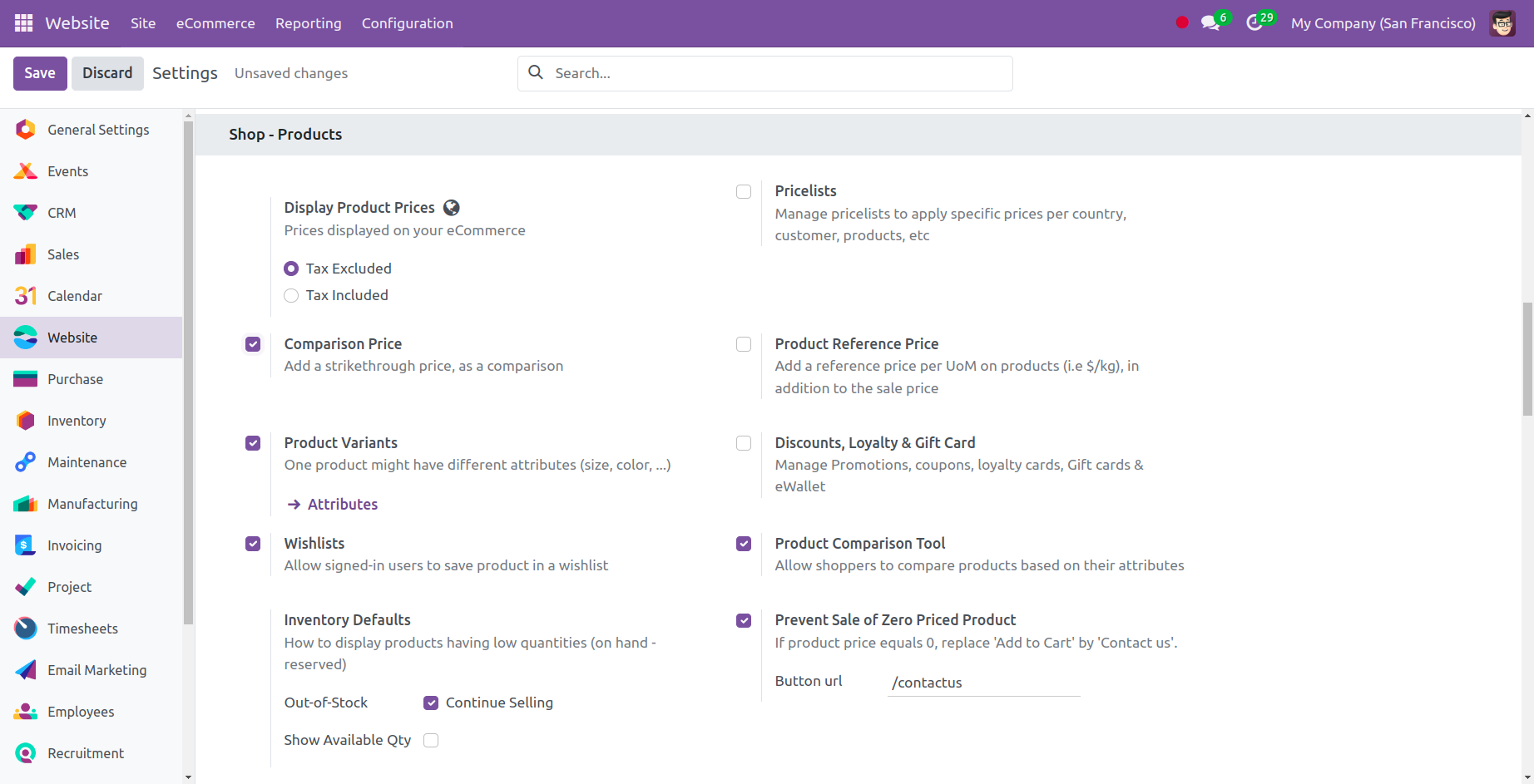 Ecommerce in Odoo 17 | Odoo 17 Community Book