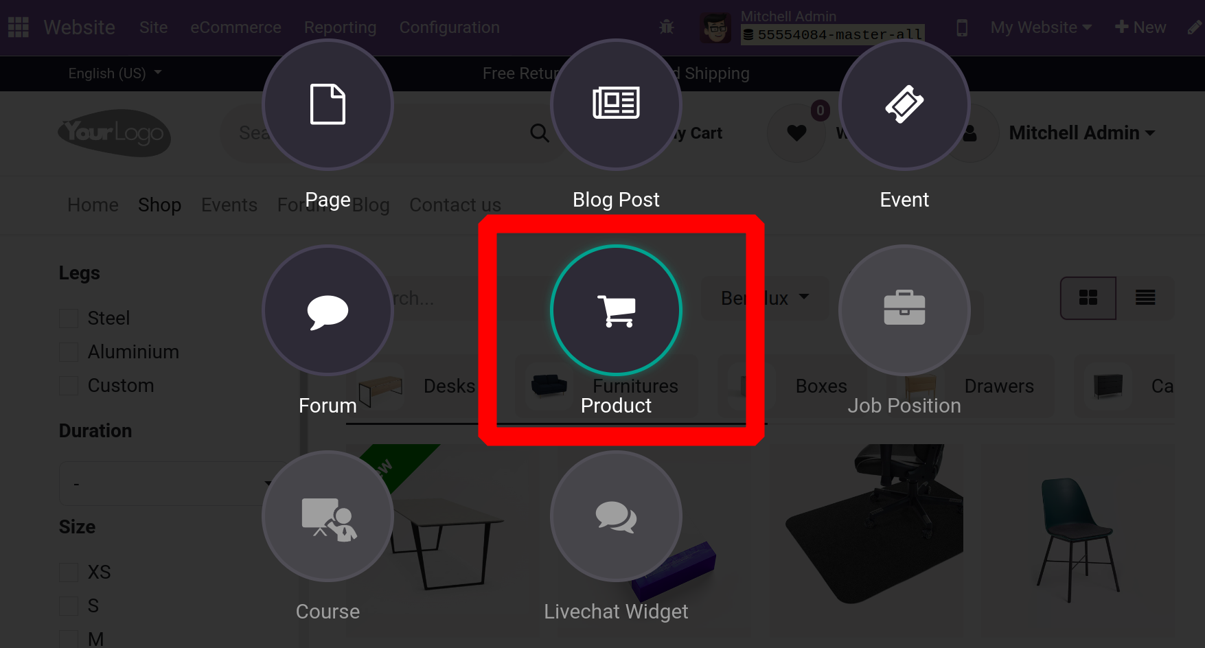 Ecommerce in Odoo 17 | Odoo 17 Community Book