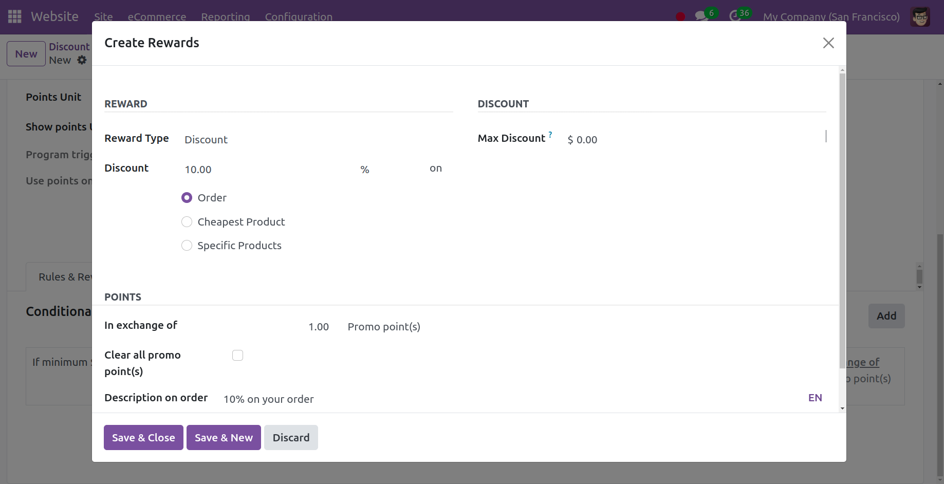 Ecommerce in Odoo 17 | Odoo 17 Community Book