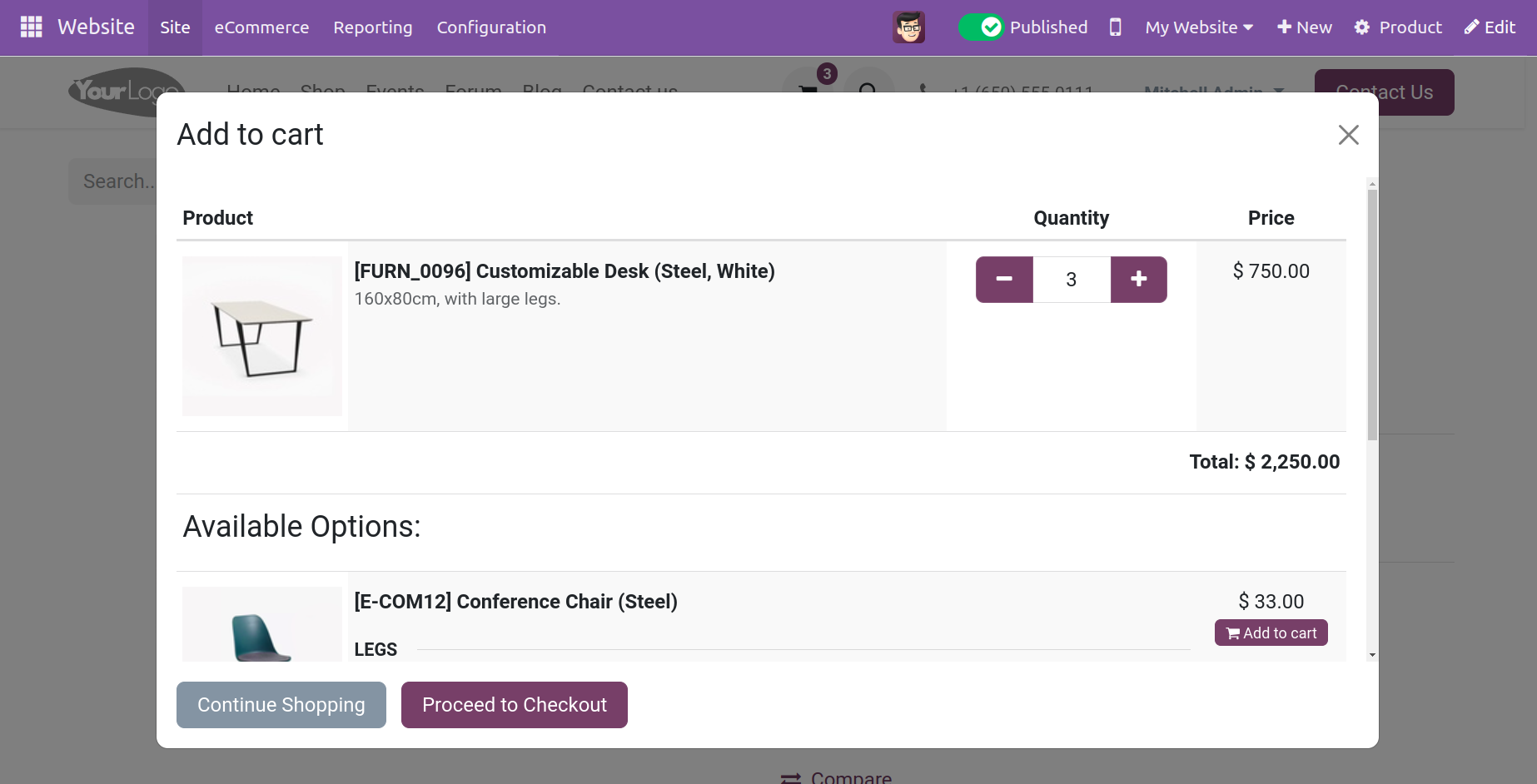 Ecommerce in Odoo 17 | Odoo 17 Community Book