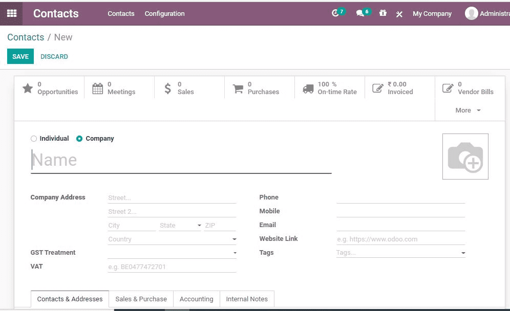 Manage Contacts - Odoo v14 Book | Odoo for Beginners | Cybrosys Manage Contacts - Odoo v14 Book | Odoo for Beginners | Cybrosys