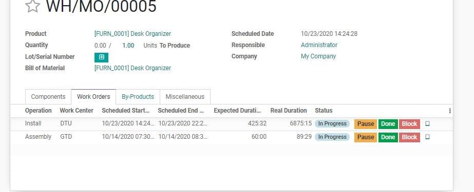 Routing | Odoo 14 Enterprise Edition Book | Manufacturing Routing | Odoo 14 Enterprise Edition Book | Manufacturing