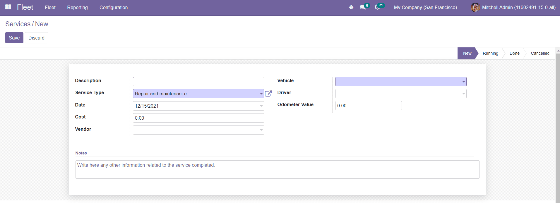 Odoo 15 Fleet Services - Odoo v15 Community Edition Book Odoo 15 Fleet Services - Odoo v15 Community Edition Book