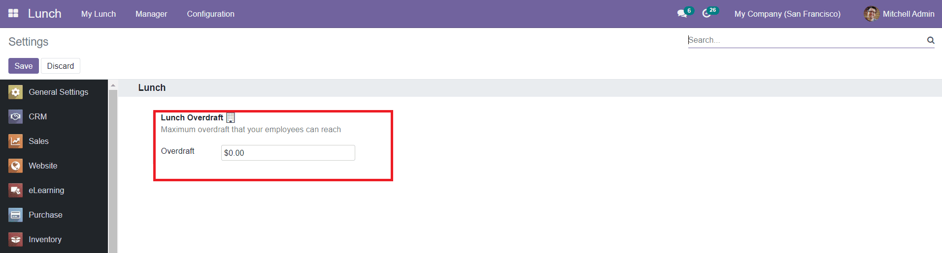 Odoo 15 Alerts in Lunch Module - Odoo v15 Community Book Odoo 15 Alerts in Lunch Module - Odoo v15 Community Book