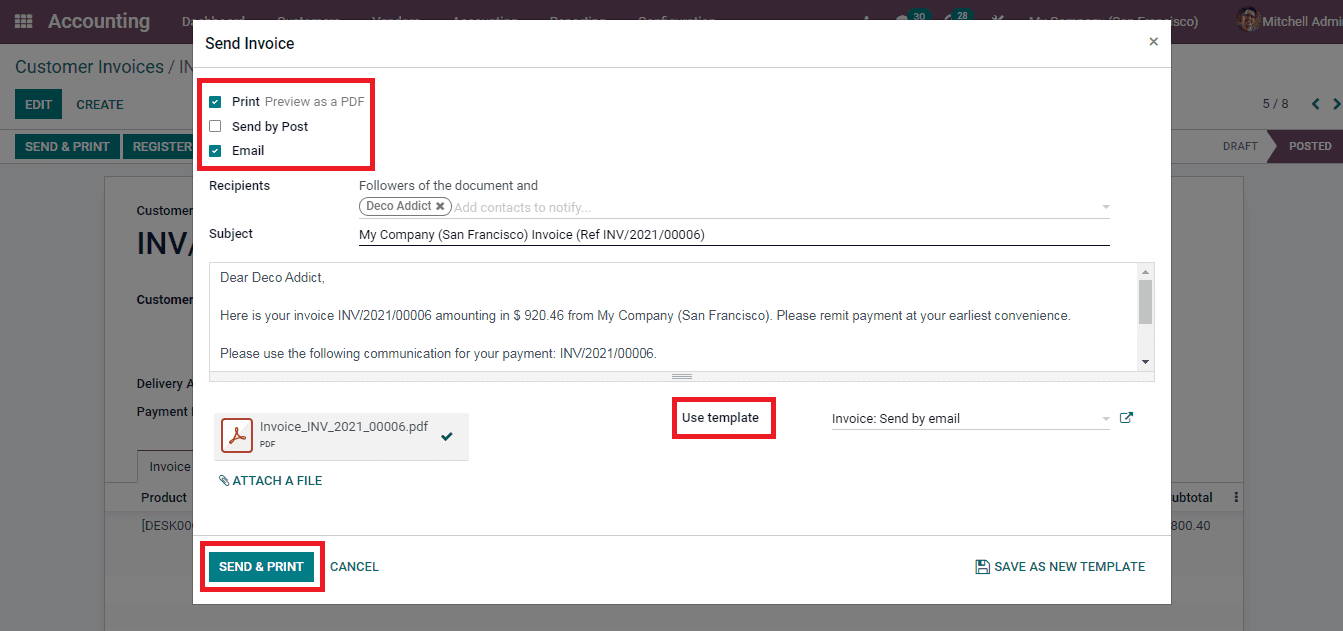 Customer Invoice To Payment In Odoo 15 Accounting