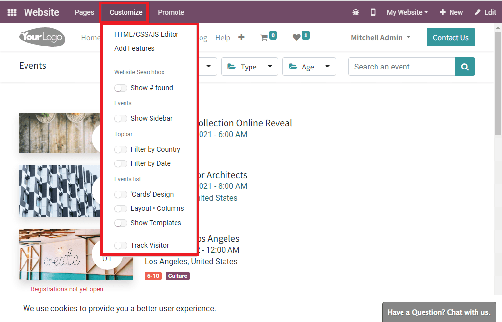 Customize Menu in Odoo 15 Website - Odoo v15 Enterprise Customize Menu in Odoo 15 Website - Odoo v15 Enterprise