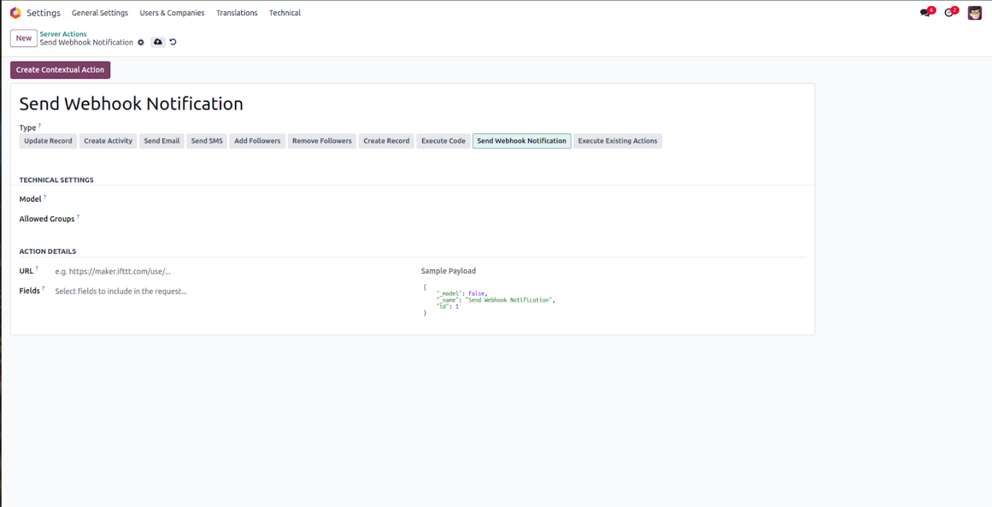 Create Server Actions Odoo 17 Development Book