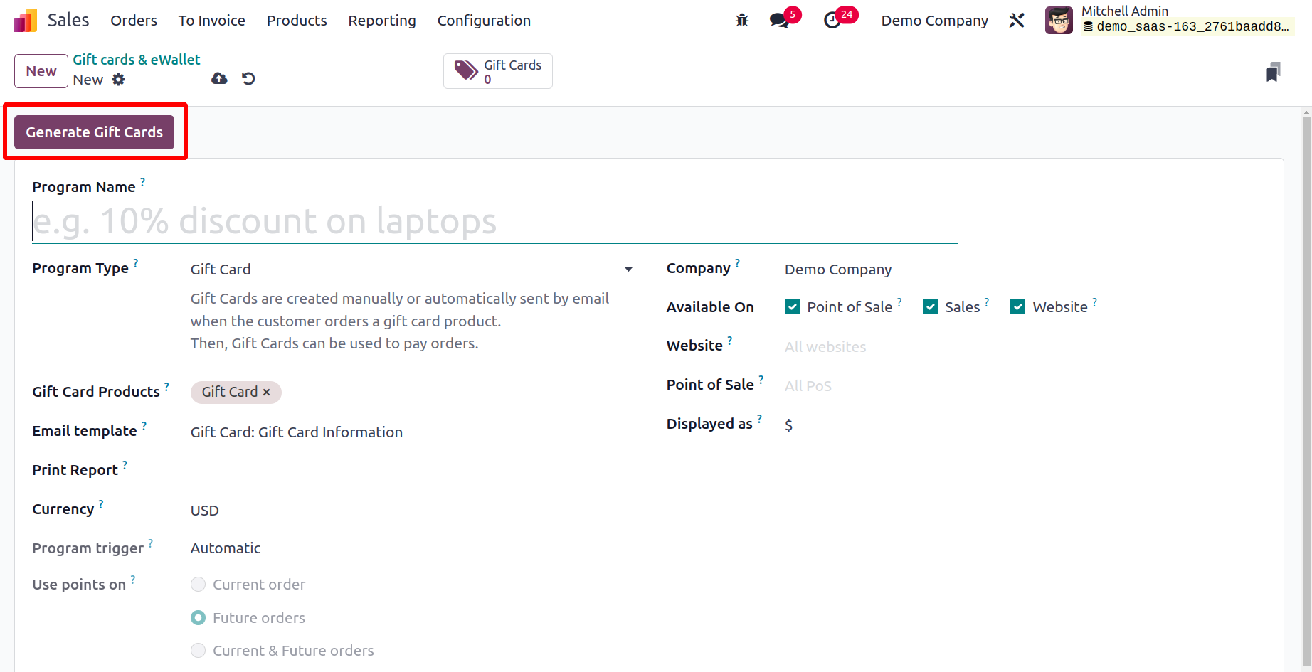 Discount, Loyalty, and Gift Card in Odoo 17 Sales | Odoo v17 Enterprise ... Discount, Loyalty, and Gift Card in Odoo 17 Sales | Odoo v17 Enterprise ...