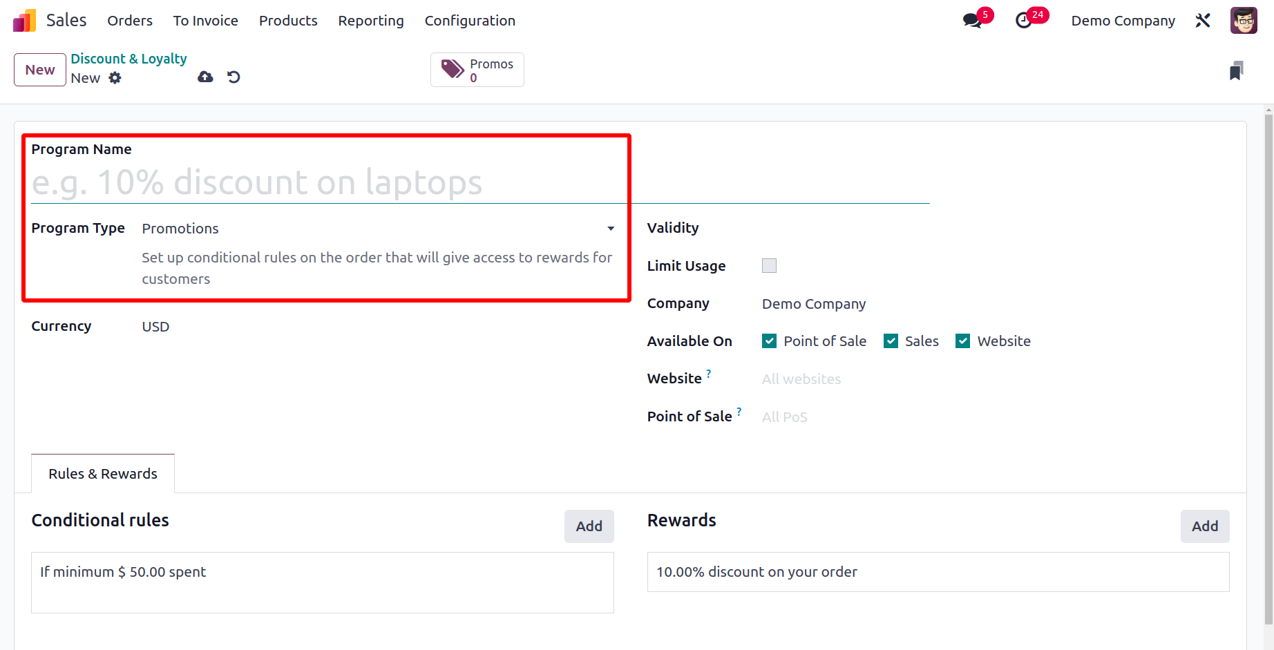 Discount, Loyalty, and Gift Card in Odoo 17 Sales | Odoo v17 Enterprise ... Discount, Loyalty, and Gift Card in Odoo 17 Sales | Odoo v17 Enterprise ...