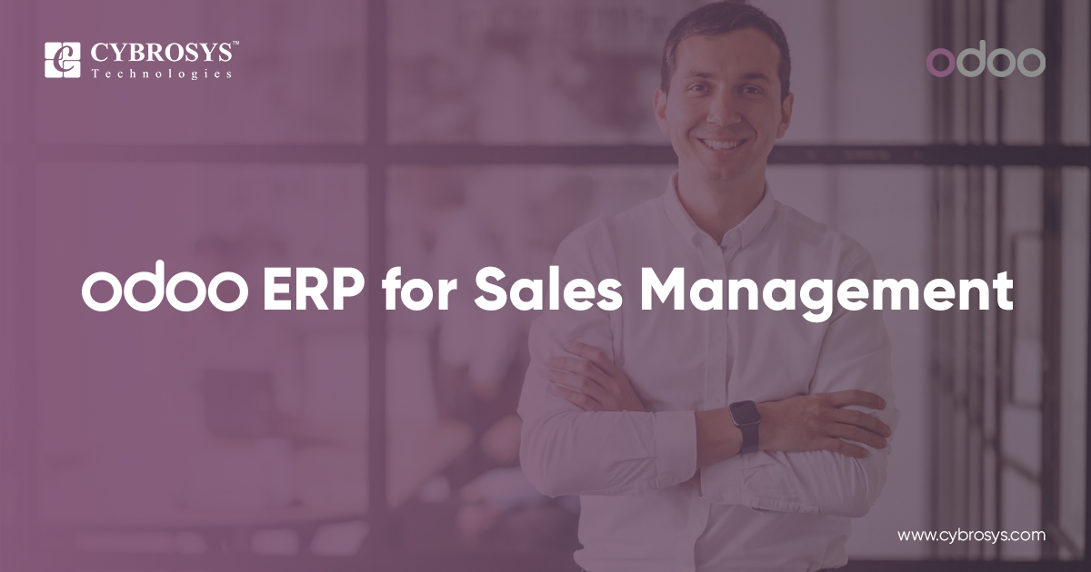 Odoo Sales ERP | Best Opensource Sales Management Software