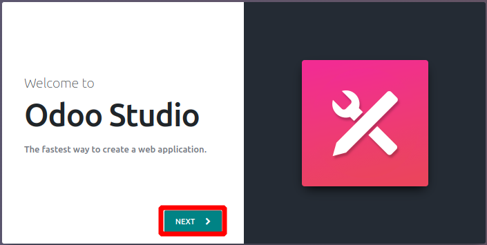 Creating a new app | Odoo 16 Studio Book