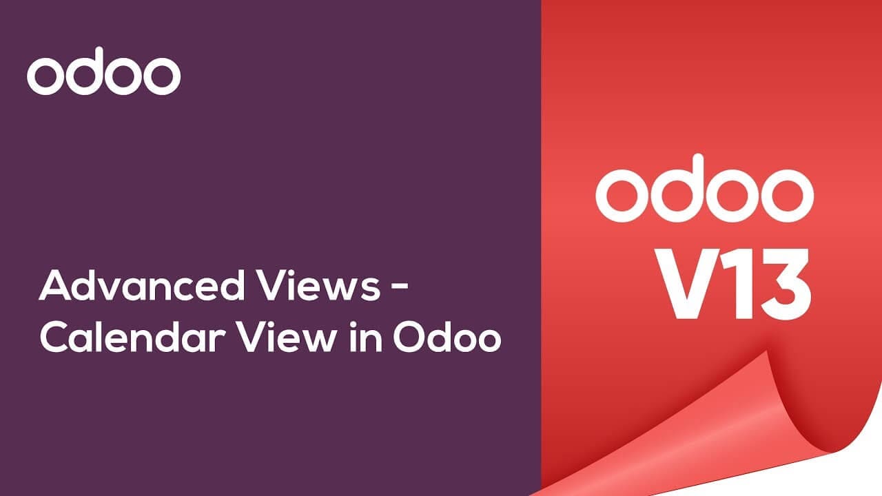 Advanced Views - Calendar View in Odoo 13 | Odoo Tutorials