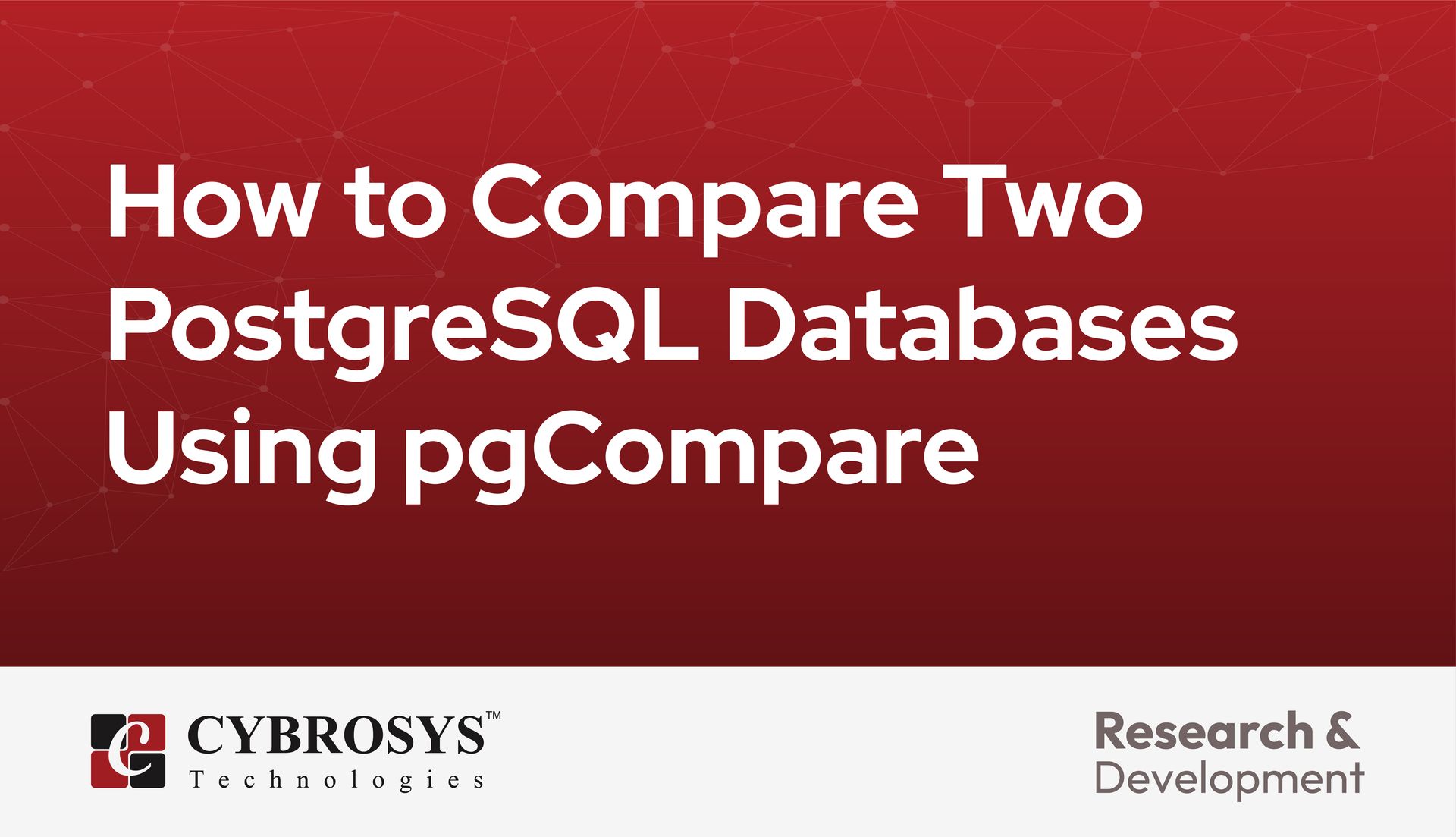 How to Compare Two PostgreSQL Databases Using pgCompare